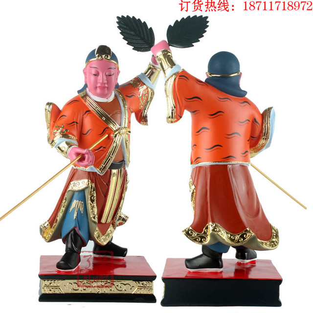 New product eight generals statues resin hand-painted four generals ...