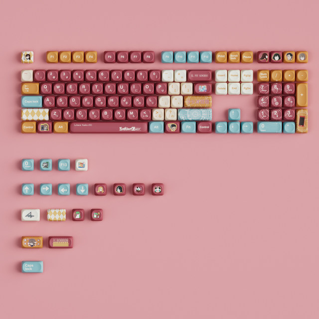 Steins;Gate keycaps MOA highly PBT sublimation customized mechanical ...