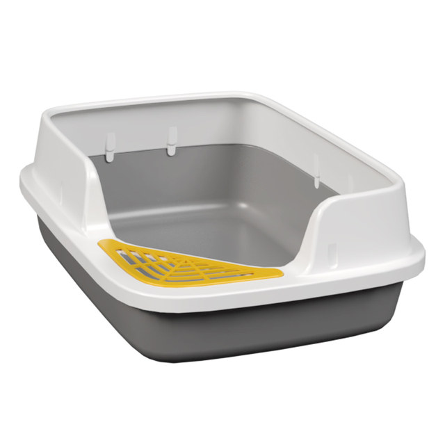 Extra large cat litter box, a complete set of novice cat raising ...