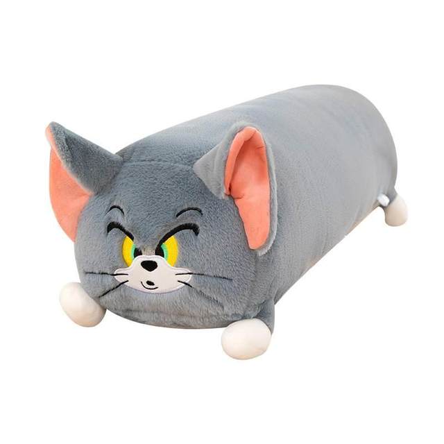 Tom and Jerry long pillow, Tom Cat plush doll, cute Jerry mouse doll ...