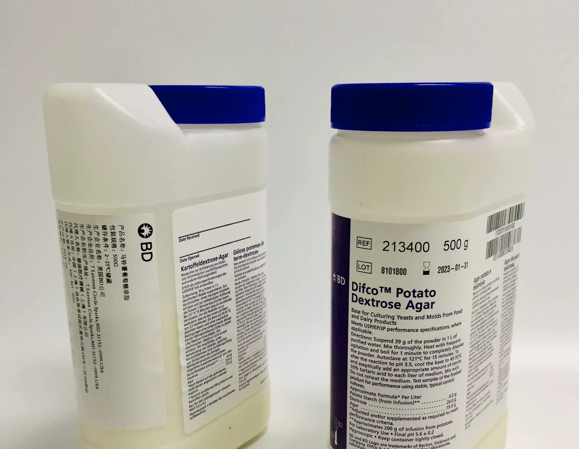 Source Lab Application Free Sample Potato Dextrose Agar PDA, 51% OFF