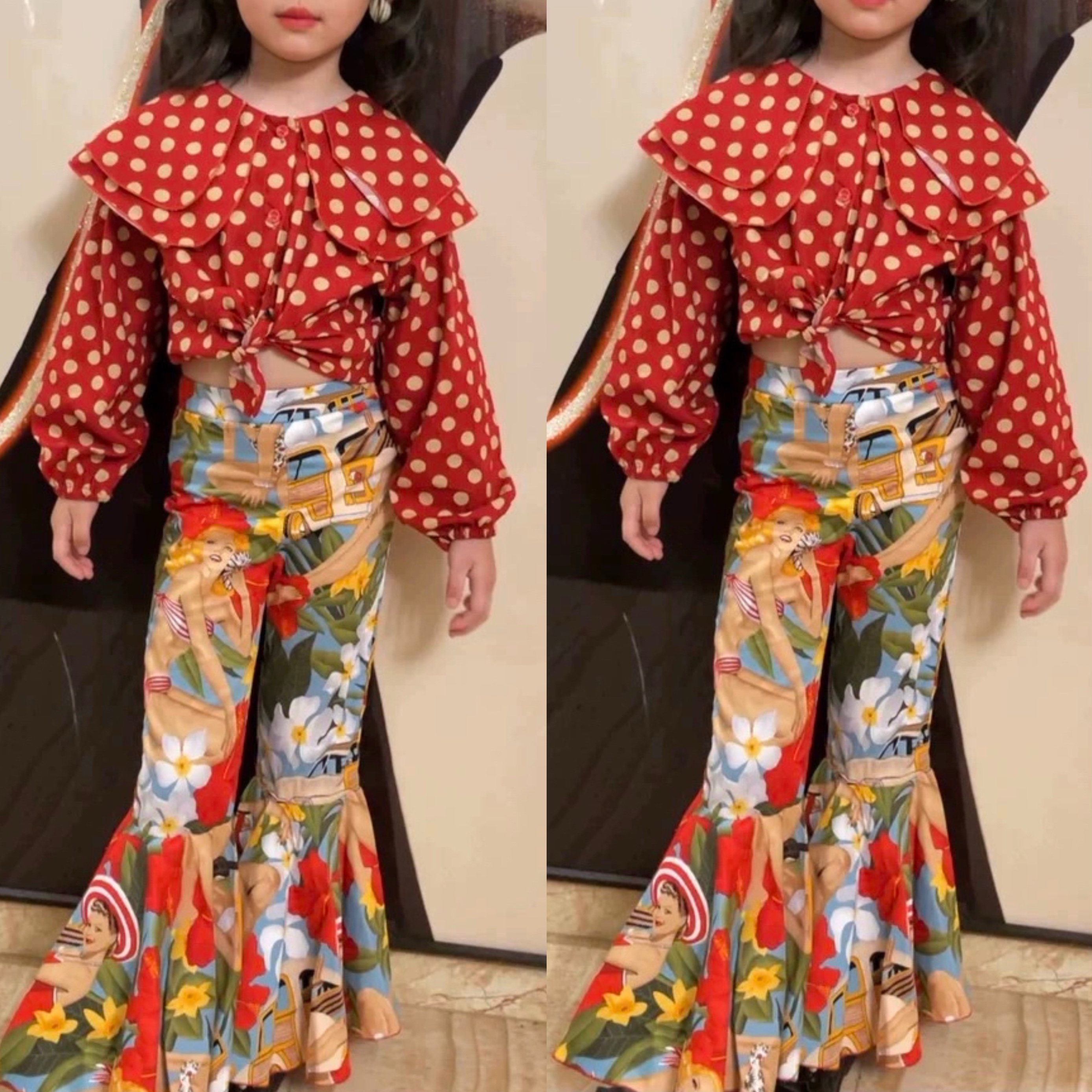 Retro catwalk fashion suit 2025 Hong Kong style catwalk girls printed ...