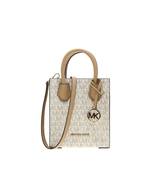 Michael Kors/Mk Mercer Music Bag Pvc Classic Monogram Accordion Handbag ...