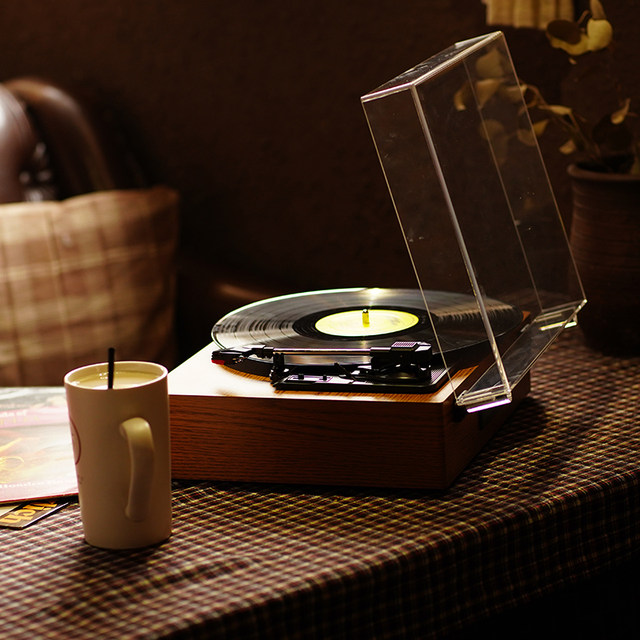Tang Yun Family Didatime retro antique vinyl record player wooden ...