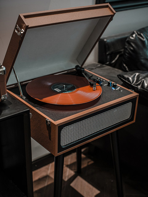 Tangyun family retro gramophone audio living room European-style vinyl ...