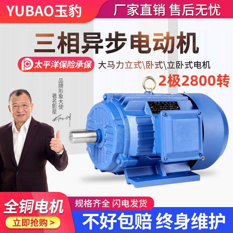 Asinhroni motor Jade Leopard Ye2 Serija 0,75-7,5kW 380V trifazni