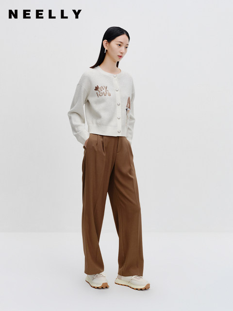 Neelly Beige Short Jacket Summer New Single-Breasted Fashionable ...