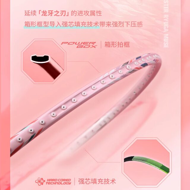 VICTOR Victor Pink Dragon Tooth Blade Badminton Racket Professional ...