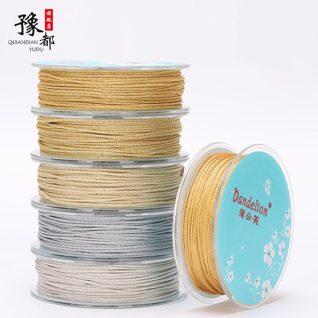Gold Thread Dandelion Gold Thread Braided Thread Gold and Silver Thread ...