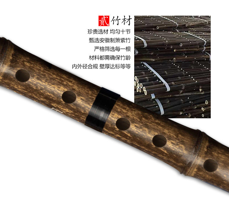 Musical instrument - F key [8-hole forehand] one section | Dong shenghua