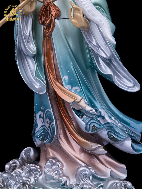 The statue of the god of Lu Dongbin Miaodao Tianzun Pure Copper Holy ...