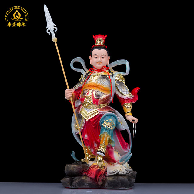Statue of the General of the Five Battalions Nezha Third Prince Yang ...