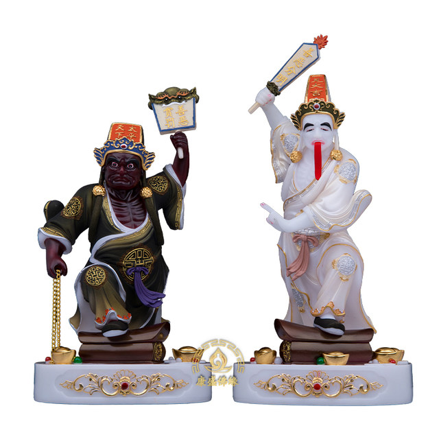Qi Ye Ba Ye God Statue Han Baiyu Black and White Impermanence Hell ...