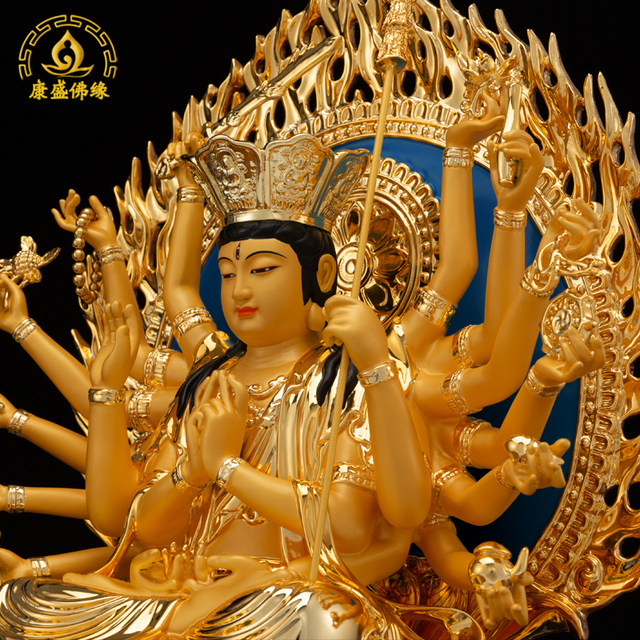 Chunti Buddha Mother Buddha Statue Taiwan pure copper gilt worship ...