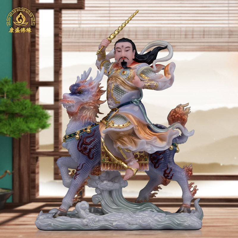 Jiutian Yingyuan Thunder Universalization Tianzun Statue High-end White ...