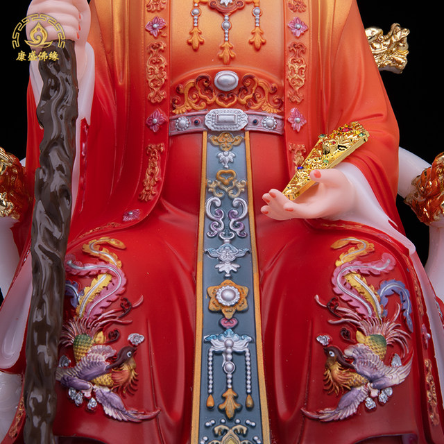 Taishan Grandma Statue, white marble, Bixia, Yuanjun household high-end ...