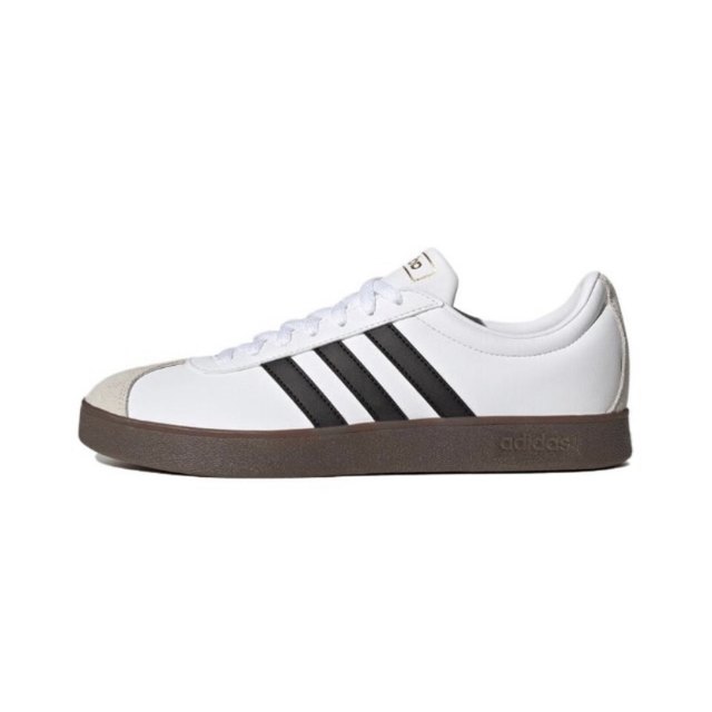 Adidas/Adidas Vl Court 2 White Brown Samba lace -up leisure board shoes ...