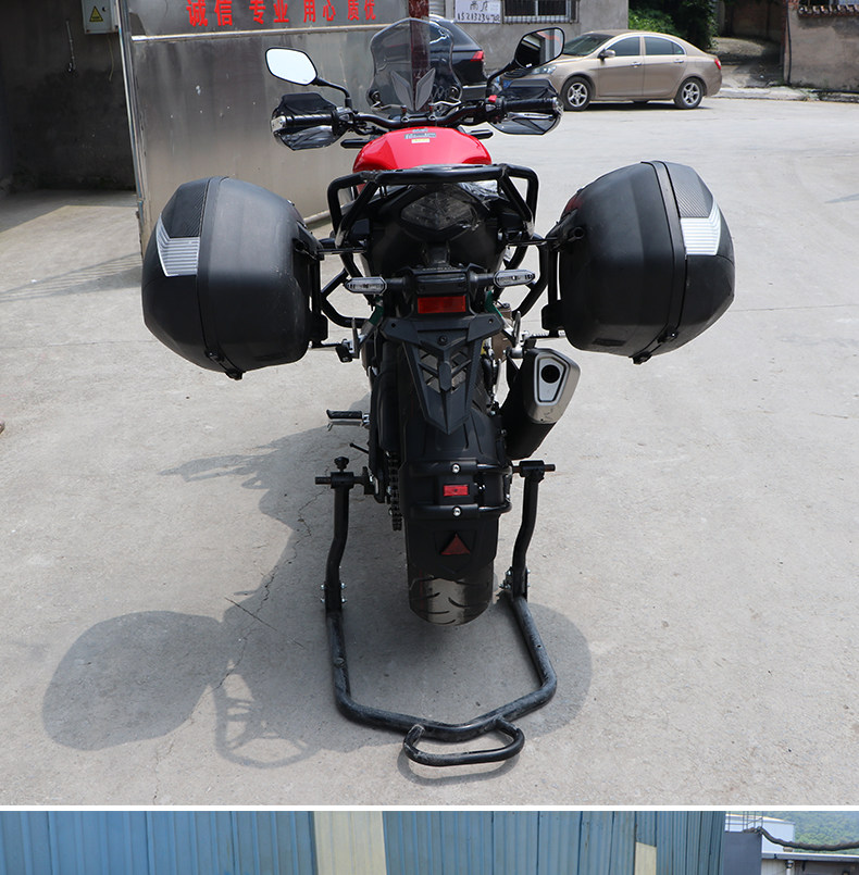 Honda cb500f side box frame modified bracket rear shelf | Savid Luggage ...