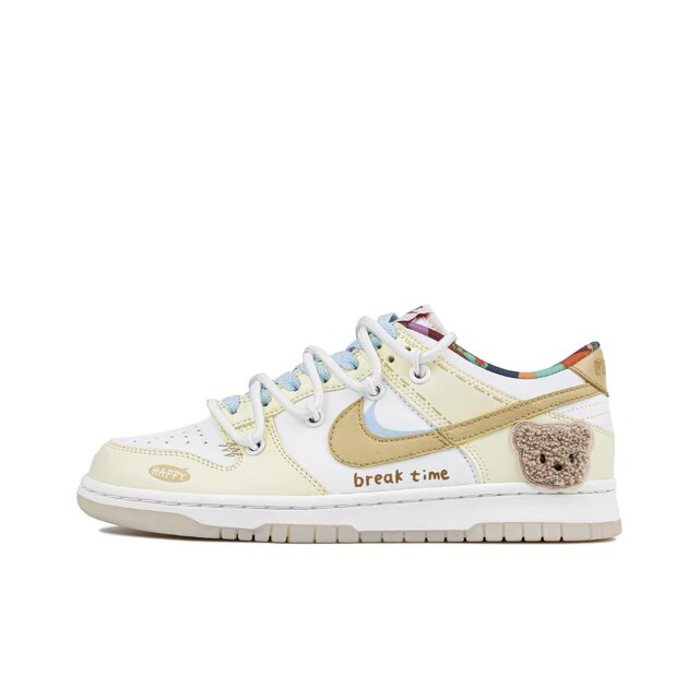 Custom sneakers NIKE DUNK LOW Cake Bear, wear -resistant, breathable ...