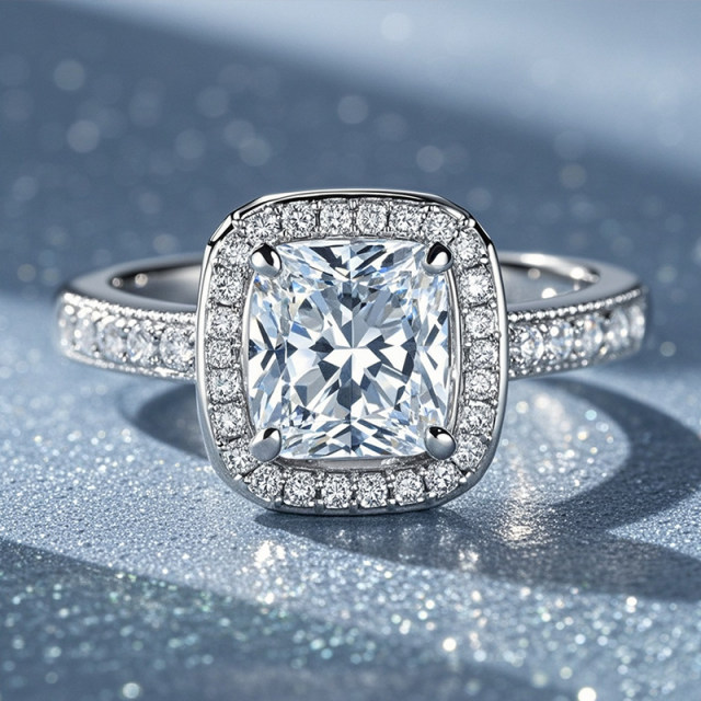 Wedding ring props, simulated fake diamond ring, a pair of live ...