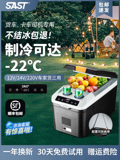 SAST car refrigerator compressor refrigeration 12v24v car house dual ...