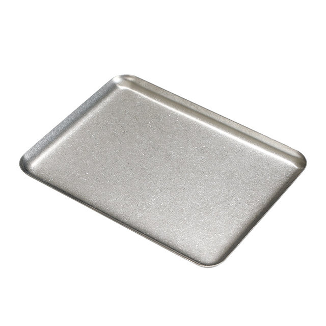Retro stainless steel rectangular plate old barbecue plate industrial ...