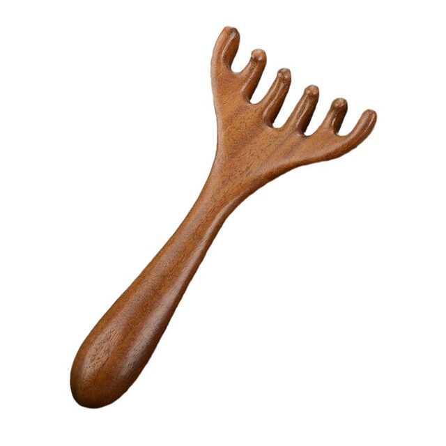 Head Massage Claw, Sandalwood Antler Comb, Scalp Meridian Comb ...