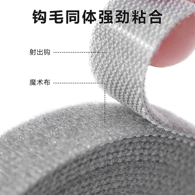 Data line storage artifact Velcro cable tie organizer computer harness ...