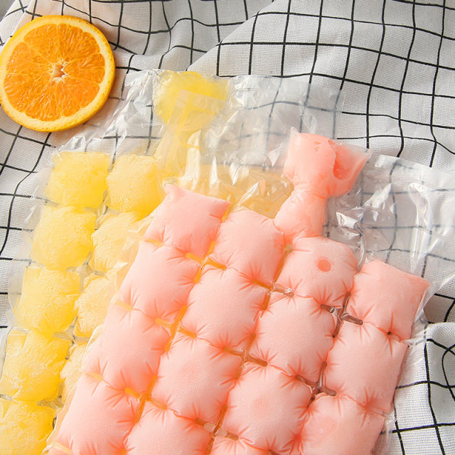 Disposable ice bag edible frozen ice cube mold self-sealing sealed ...
