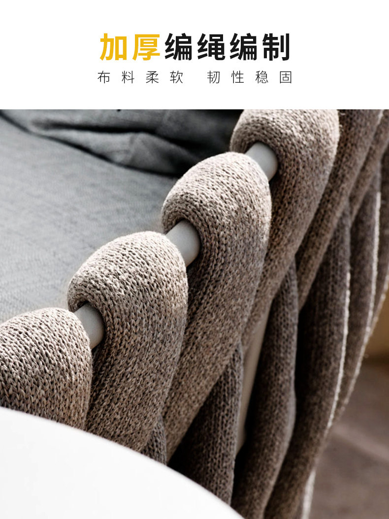 Nordic Outdoor Rattan Small Sofa Furniture Rattan Art Living Room ...