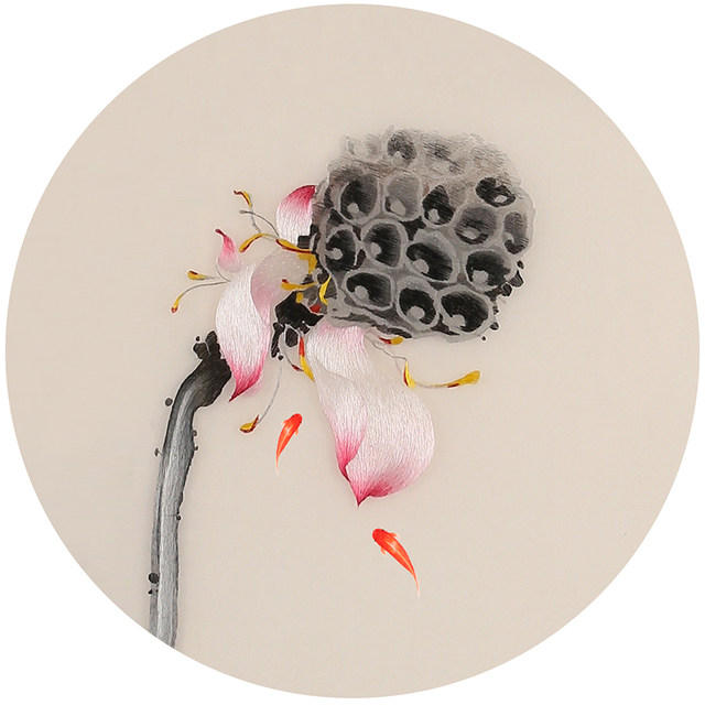 Su embroidery diy kit for beginners hand embroidery self-embroidery ...