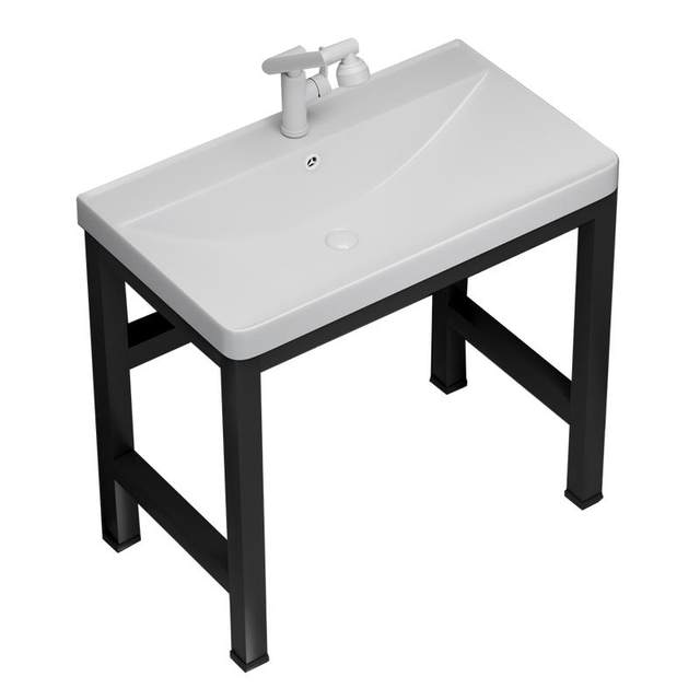 Ceramic integrated basin floor stand wash basin laundry table pool ...
