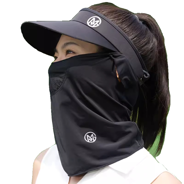 Exported Korean golf sun protection mask ice silk sun protection face ...