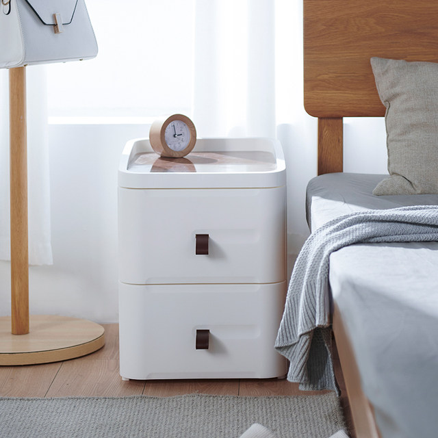 Nordic bedside table ins sofa side cabinet living room bucket cabinet ...