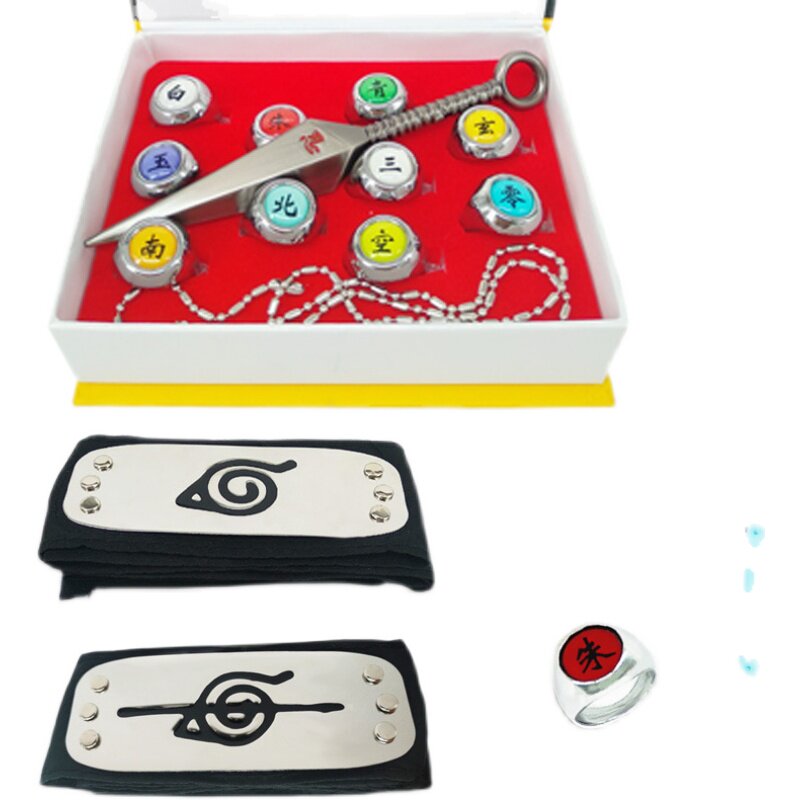 Anel Naruto Itachi Sharingan - Akatsuki Ninja Cosplay Caixa de Metal ...