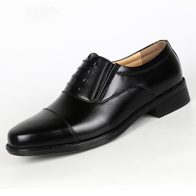 Winter three joint shoes working leather shoes interview leather shoes ...