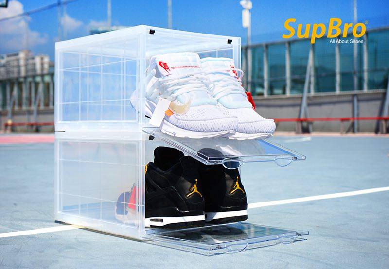 Supbro Shoe Storage Box - Transparent Acrylic Display Cabinet