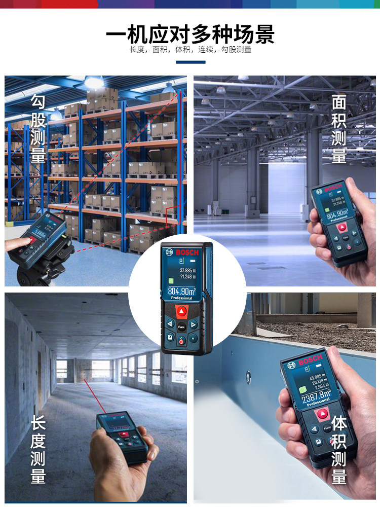 Bosch Laser Rangefinder GLM400 - High-Precision Infrared Measuring ...