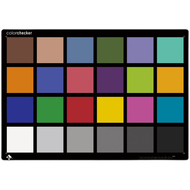 24-color standard test card colorchecker camera photography image test ...