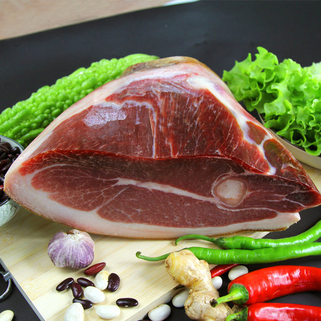 Xuanwei ham Laopujia Yunnan specialty ham block top crown 4Jin [Jin ...