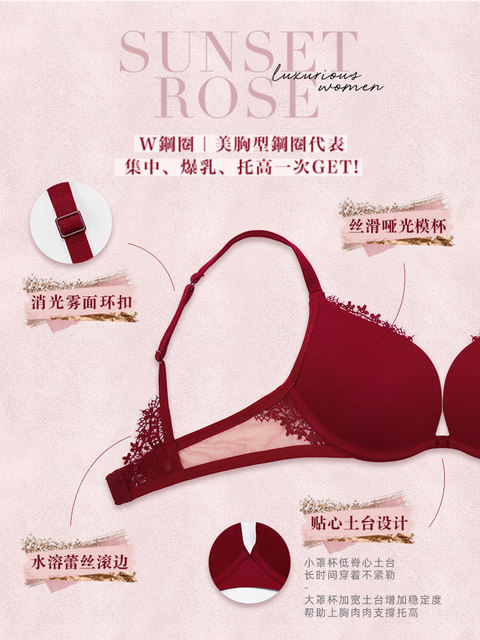 Qmomo Adjustable Bra for Small Busts, Push-Up Bra, Anti-Sagging ...