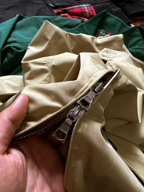 The main feature is a British green Harrington G9 jacket timeless ...