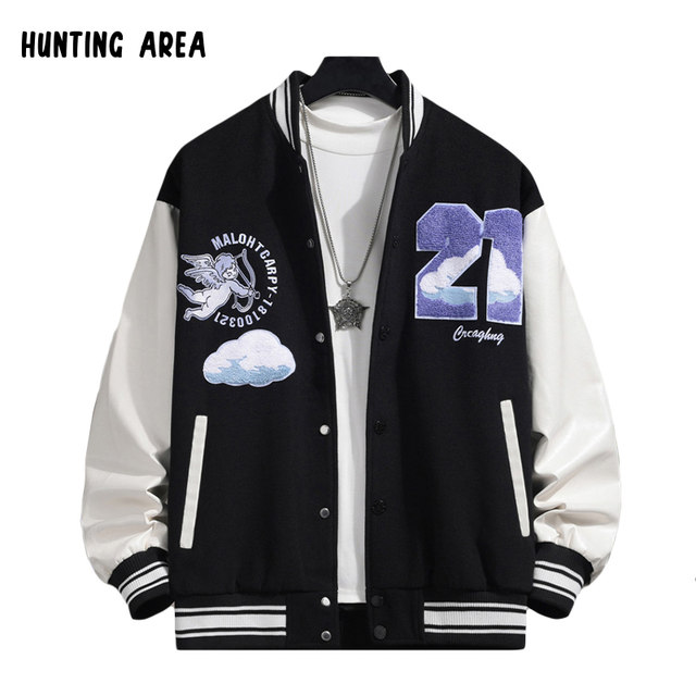 HuntingArea2023AW American Cupid's Arrow embroidered baseball collar ...