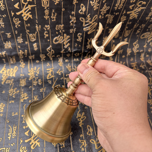 Taoist supplies pure bronze three clear bells Taoist Taiji gossip ...
