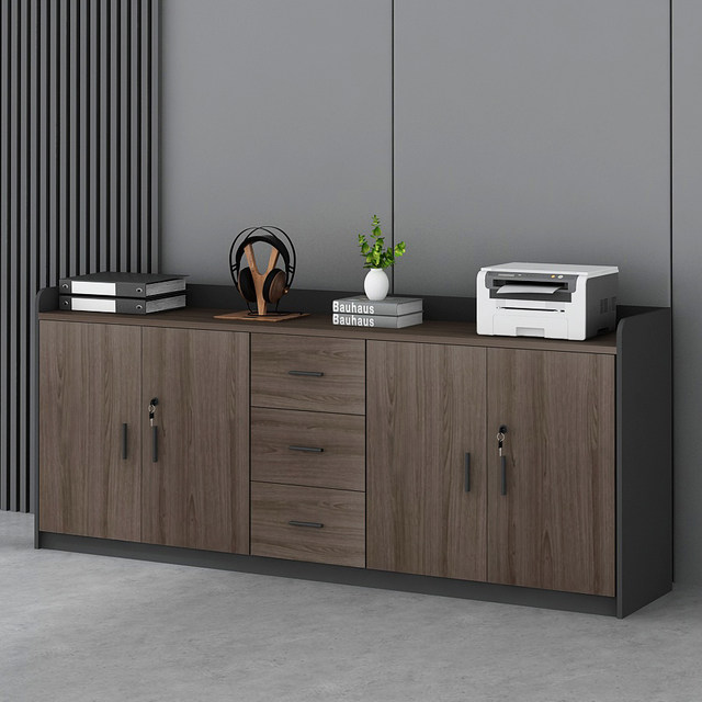 Office tea cabinet file cabinet low cabinet partition cabinet side ...