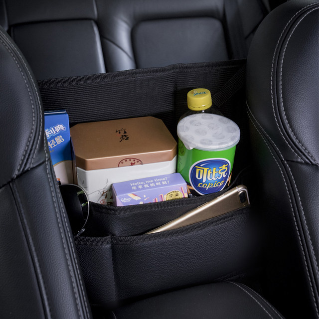 Car storage bag Car seat middle storage mesh pocket Seat back hanging ...