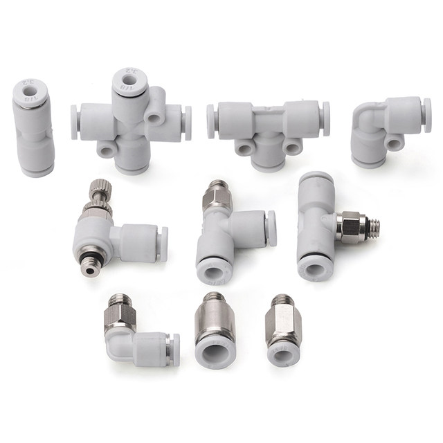 Tracheal connector micro pneumatic quick connector pl3-m3/pl4-m5/m5/6mm ...