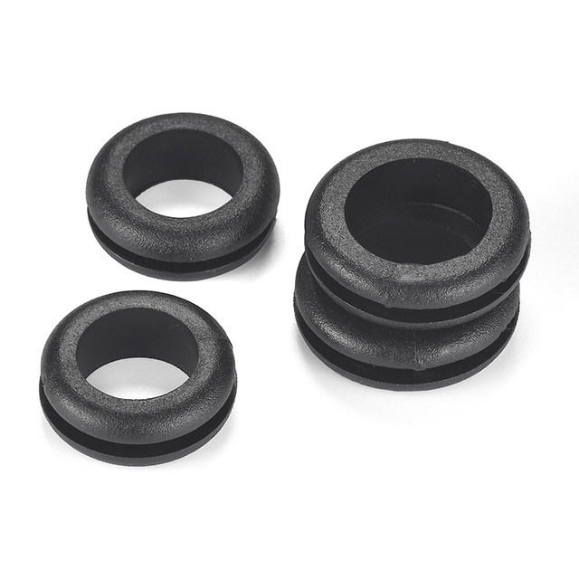 Environmentally friendly rubber double-sided protective coil round hole ...