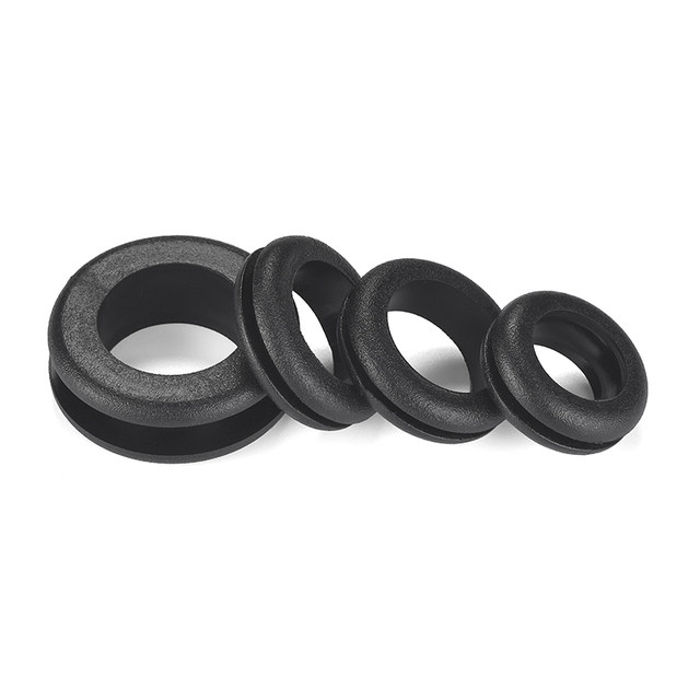 Environmentally friendly rubber double-sided protective coil round hole ...