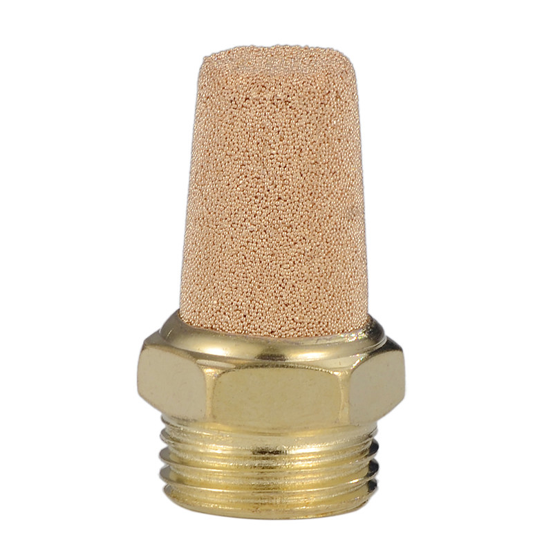 Copper muffler flat head/throttle/long head muffler pneumatic 1/2/3/4/6 ...